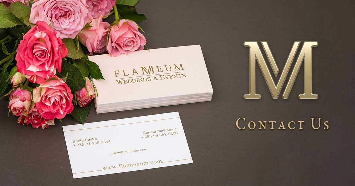 Contact - Flammeum - Wedding Planning Agency in Croatia